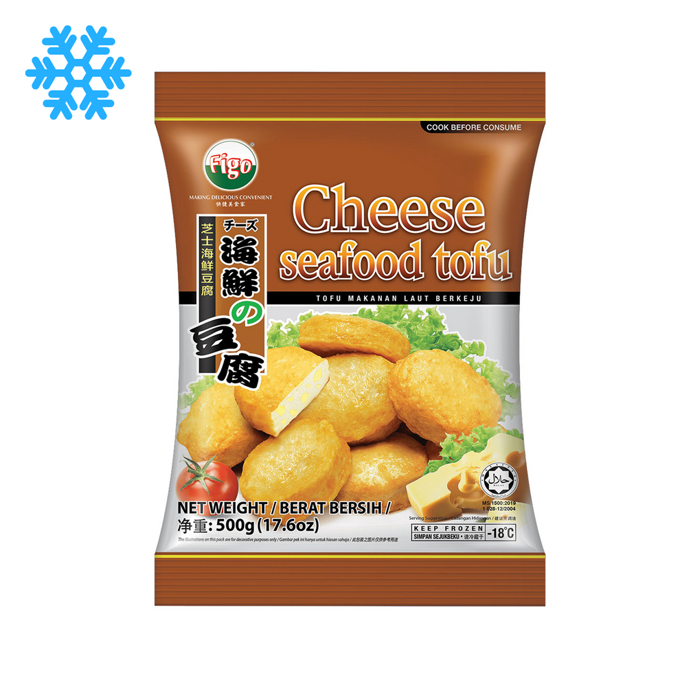 FROZEN FIGO Cheese Seafood Tofu 芝士海鮮豆腐 500g – Galaxy Foods Online